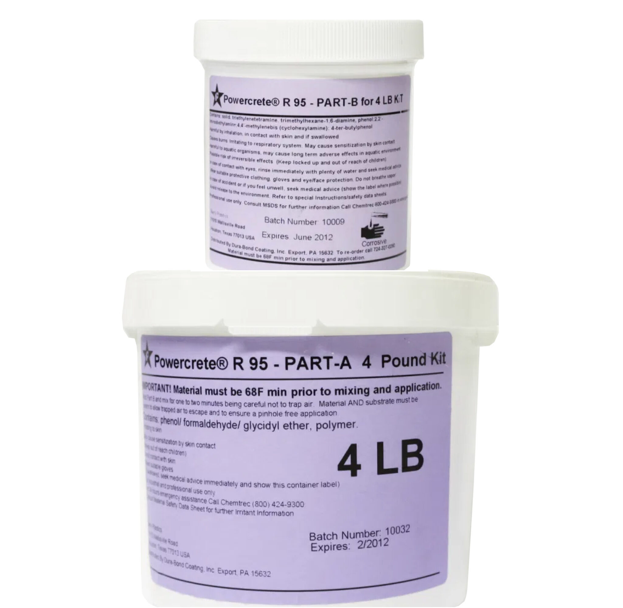 Powercrete R-95 Coating 100% Solids Liquid Epoxy Novolac - USI Groups