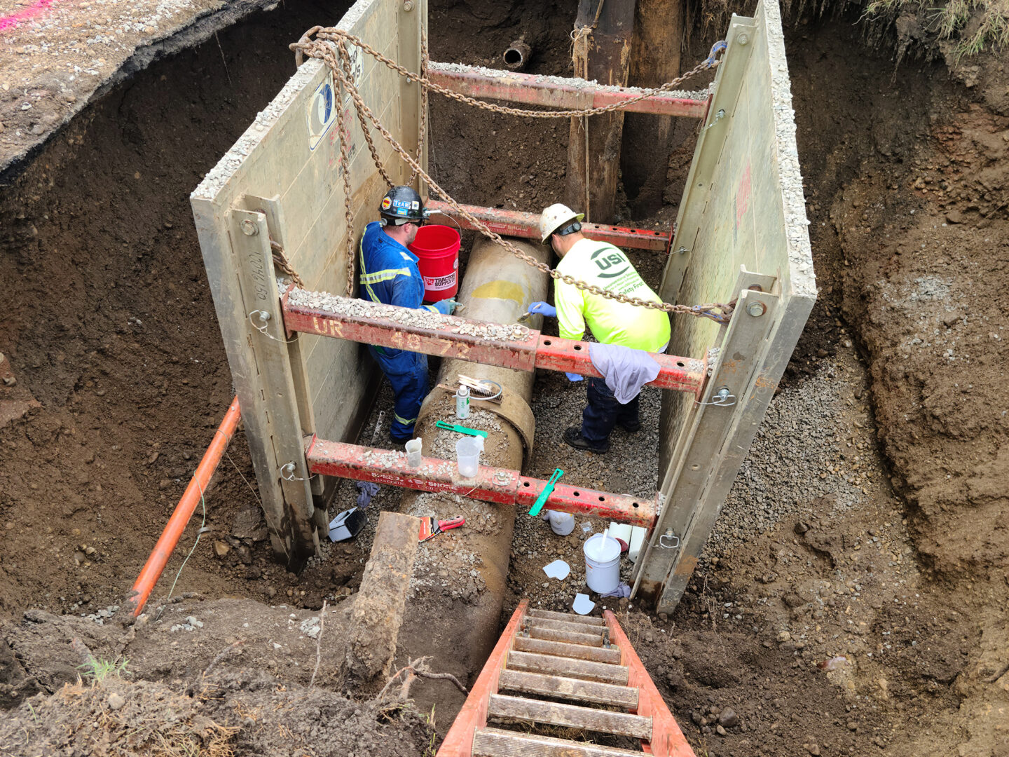 How to Fix an Active Leak on a Concrete Pipe - USI Groups